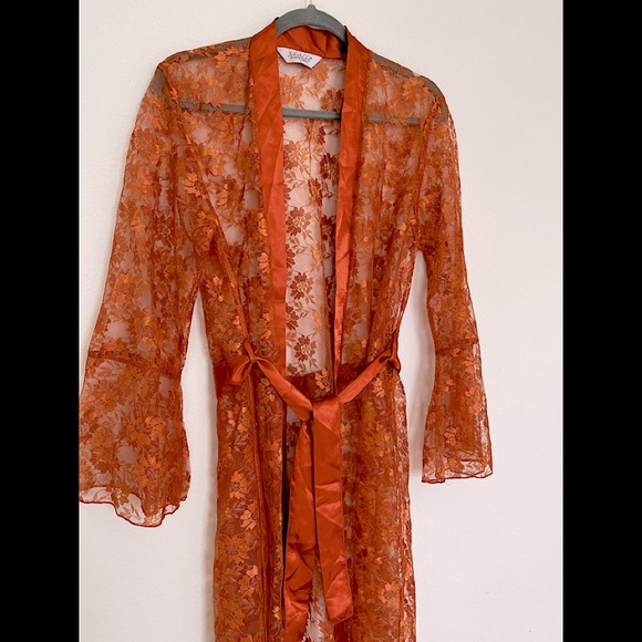 Intimates & Sleepwear | 3 For 19 Beautiful Color Lace Robe Size M ...